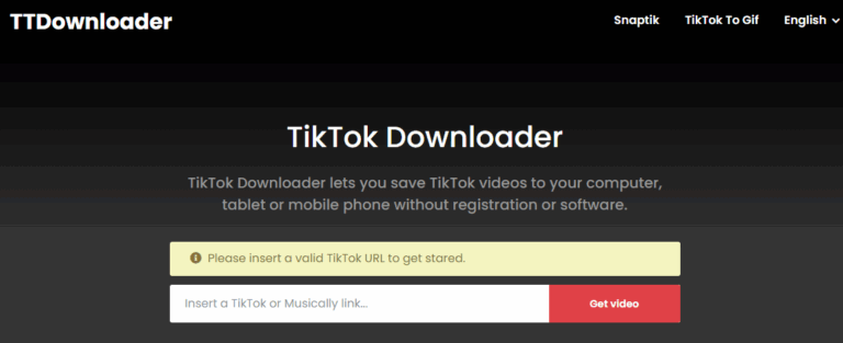 Tk2dl: TikTok Videos Downloader Without Watermark - TechAger
